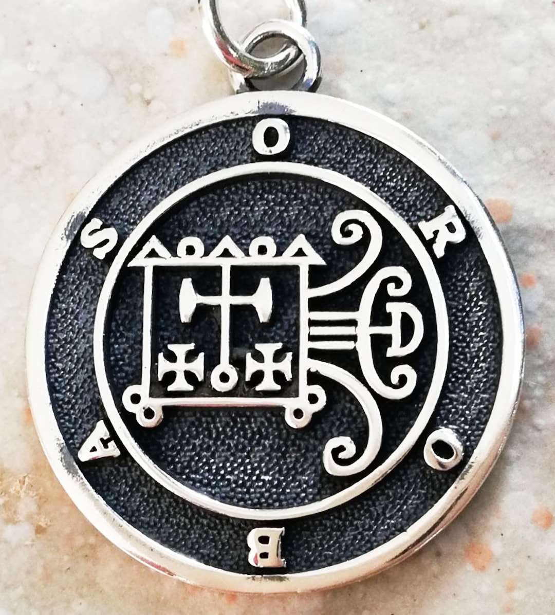 Sigil of Orobas, Demon Seal Sigil, Lesser Key of Solomon Handmade 3D ...