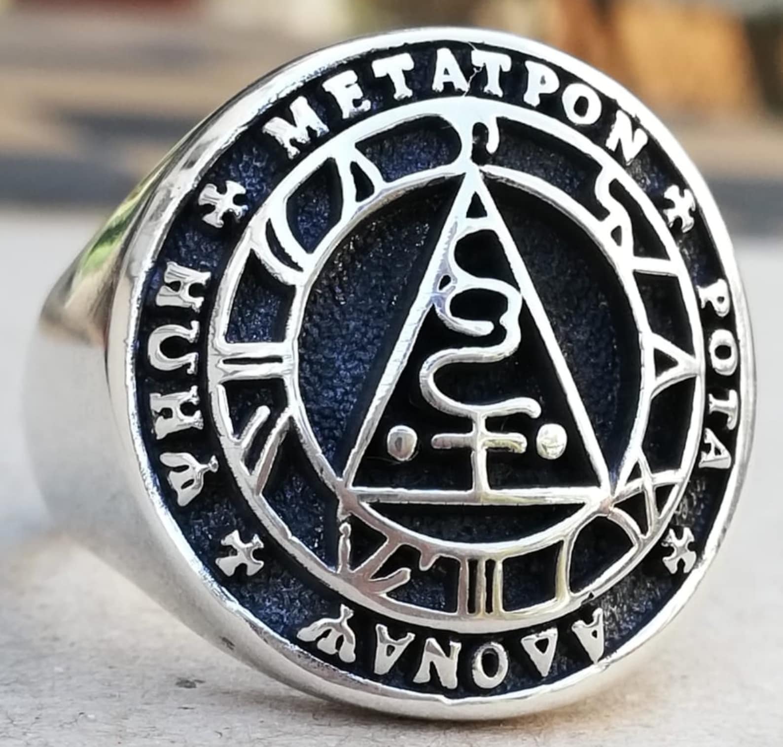 Seal of the Metatron Handmade 3D Ring Solid Sterling Silver - Etsy