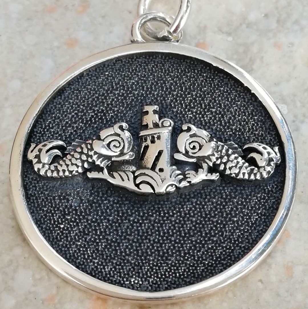 Submarine Warfare Navy Handmade 3D Pendant Solid Sterling Silver 925 - Etsy