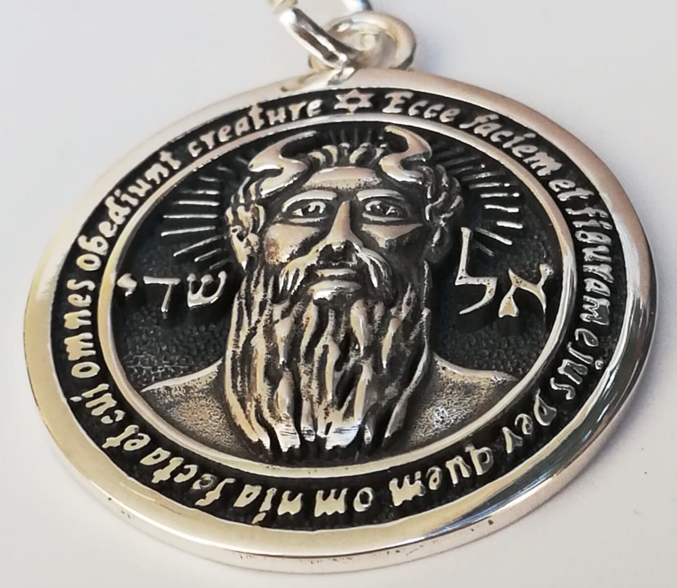 Goetia First Pentacle of the Sun Solomon Kabbalah Amulet - Etsy UK