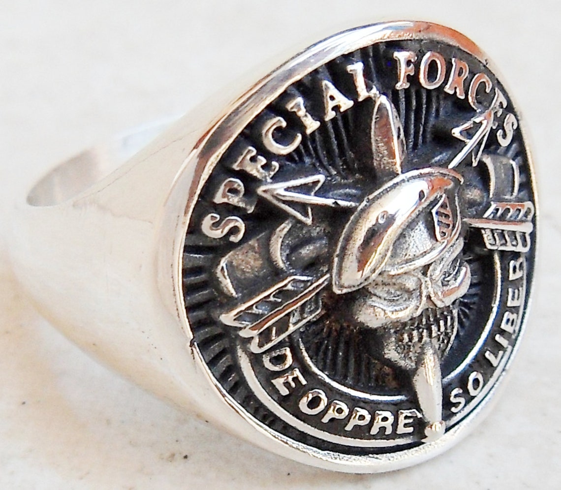 Special Forces Airborne Military Handmade 3D Ring Solid - Etsy