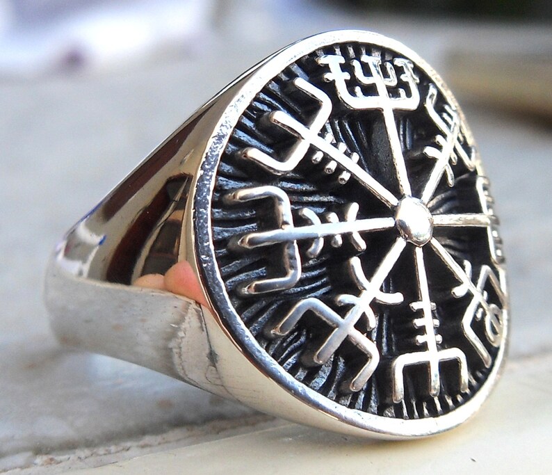 Vegvisir Rune Viking Compass Barbarian Gladiator Medieval Odin - Etsy