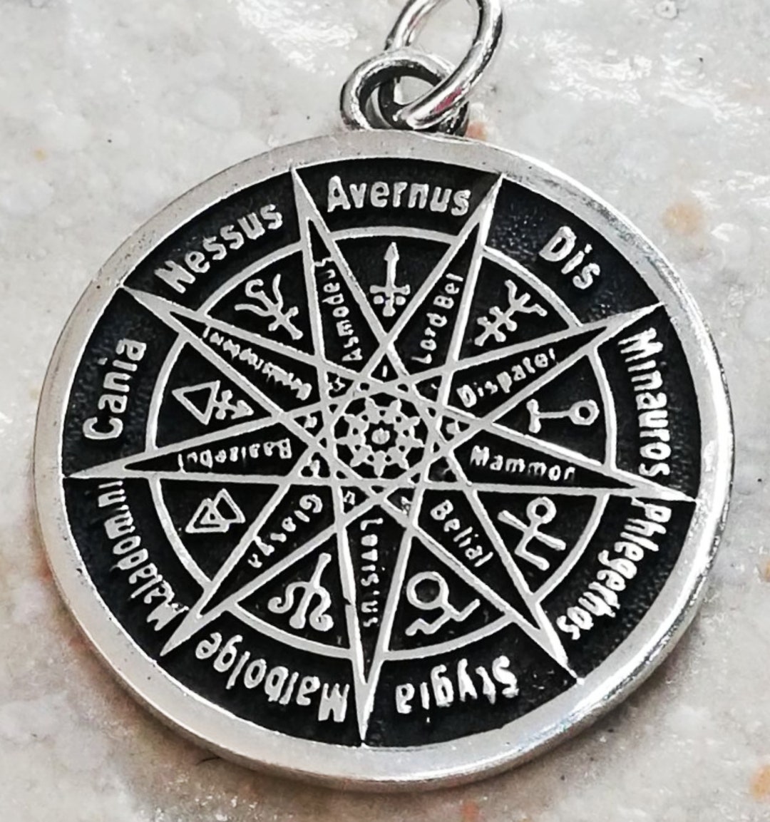 Nine Kings of Solomon Demons Lesser Key of Solomon Seal Handmade 3D ...