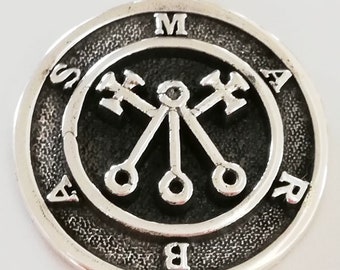 Sigil of Marbas Seal Handmade 3D Ring Solid Sterling Silver | Etsy