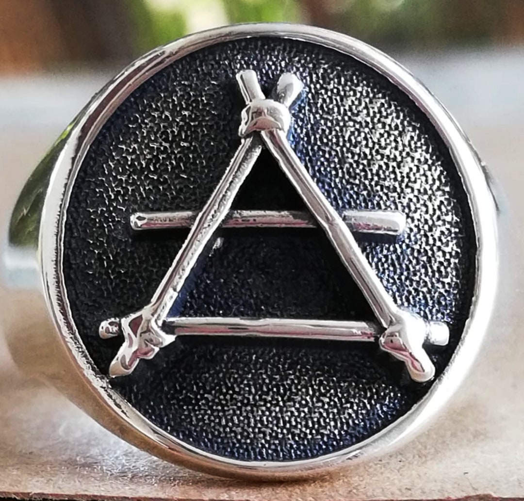 Air Symbol Upward Triangle Emblem Air Element Amulet Talisman Handmade ...