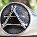 Air Symbol Upward Triangle Emblem Air Element Amulet Talisman Handmade ...