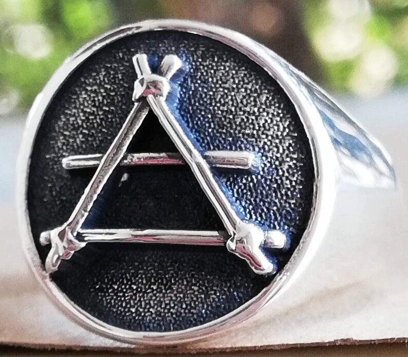 Air Symbol Upward Triangle Emblem Air Element Amulet Talisman | Etsy