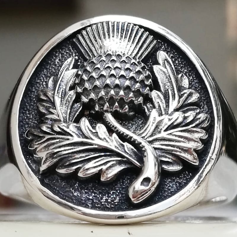 Thistle Ring - Etsy