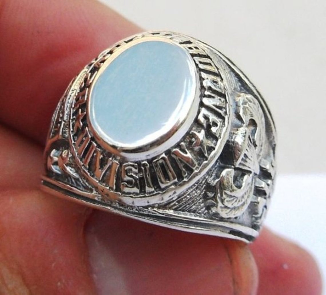 82nd Airborne Division Handmade Ring Sterling Silver 925 - Etsy