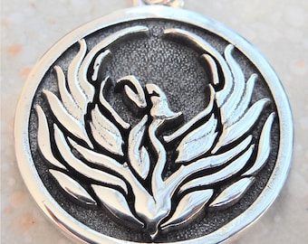 Rising Phoenix Handmade 3D Ring Solid Sterling Silver 925 | Etsy