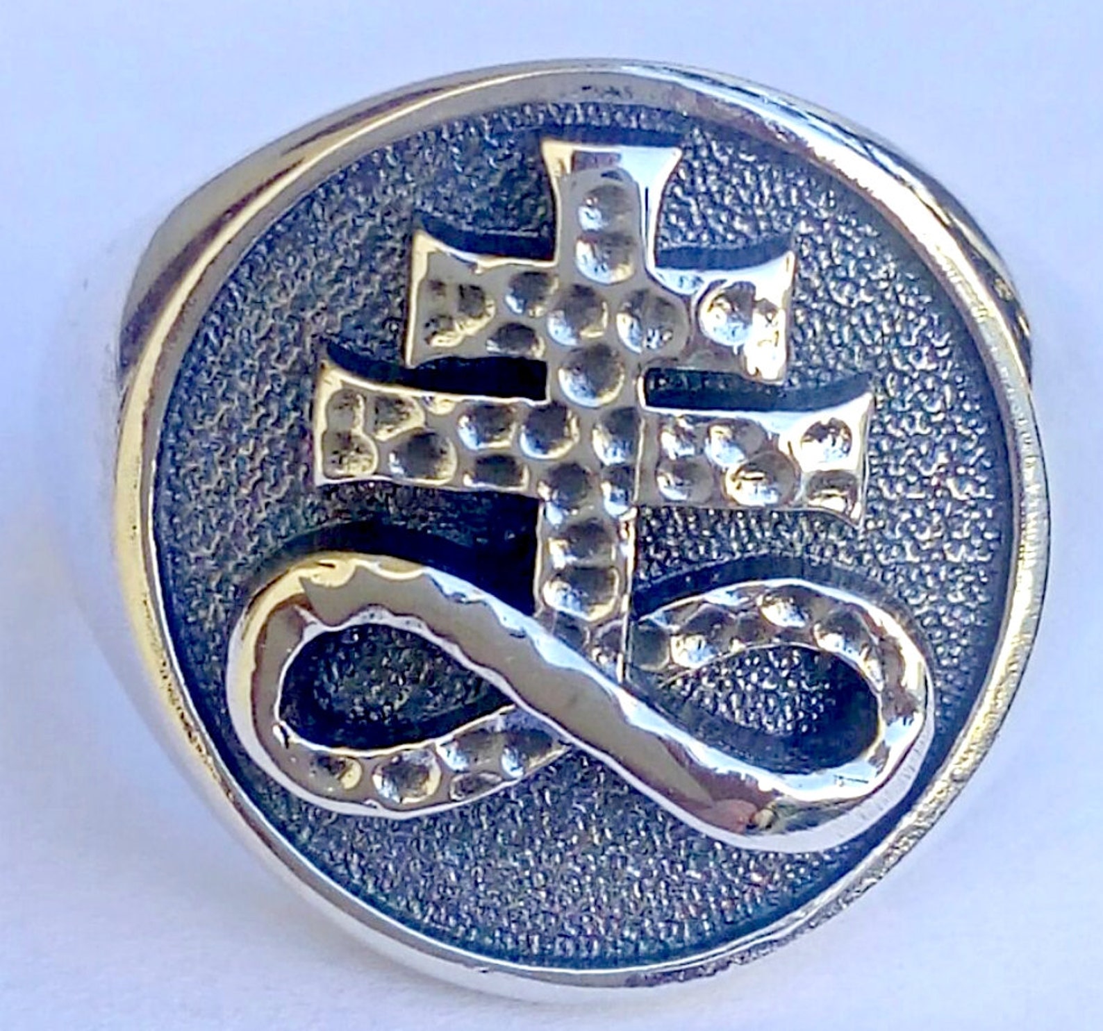 Brimstone Leviathan Cross Satanic Devil Lucifer Handmade 3D | Etsy