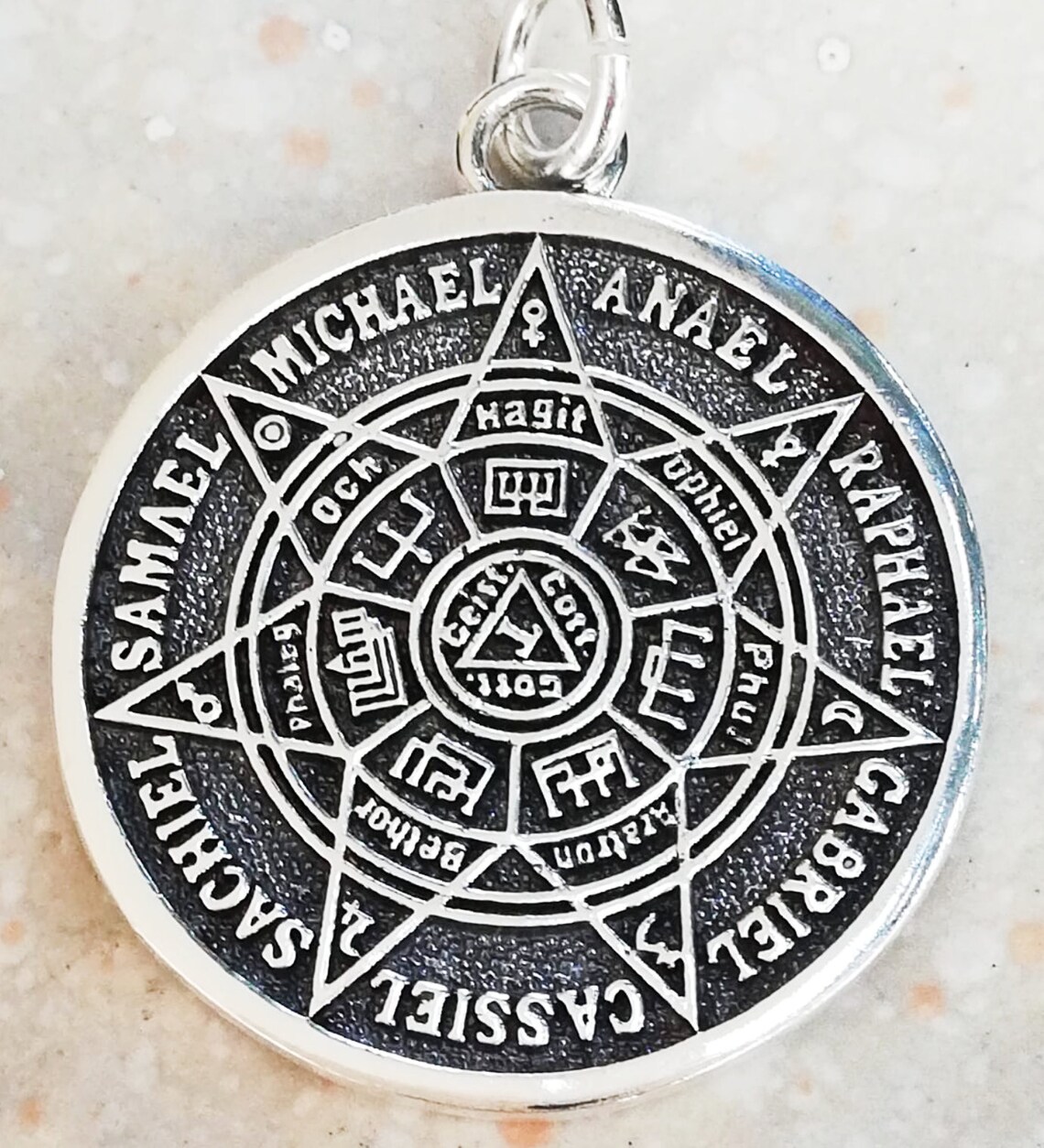 The Seal of the Seven Archangels Arbatel Spirits Seals of - Etsy