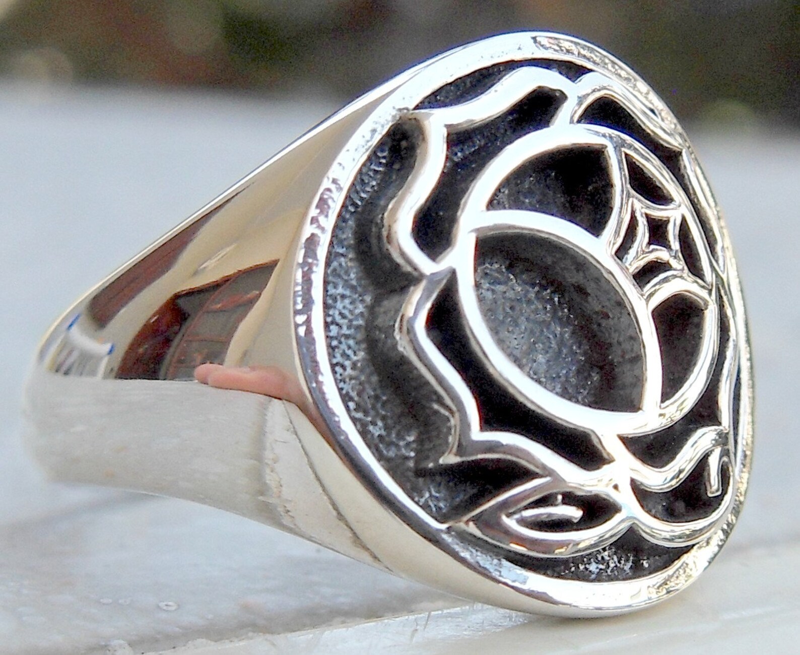 Utena Handmade 3D Ring Solid Sterling Silver 925 - Etsy