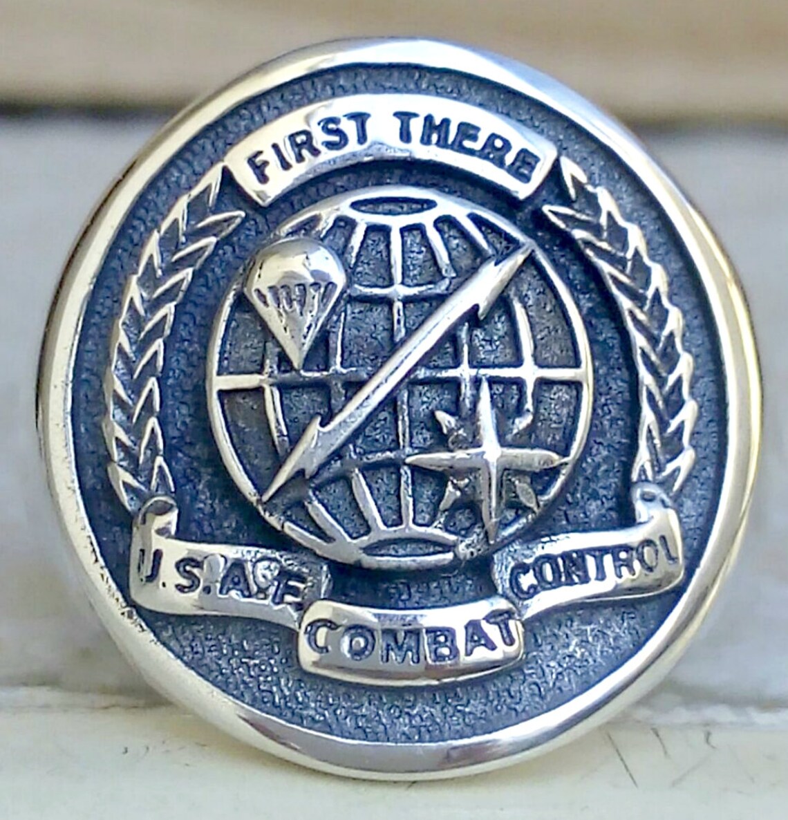 United States Air Force Combat Control Team Handmade 3D Ring | Etsy