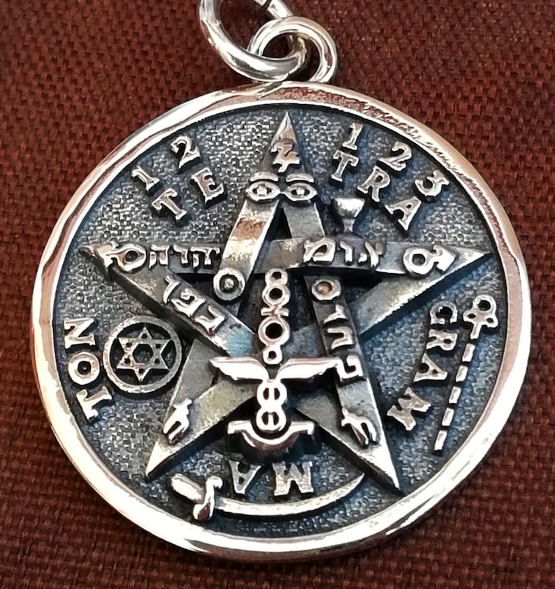 Pentagrama de Eliphas Levi Magic Colgante 3D Hecho a Mano | Etsy