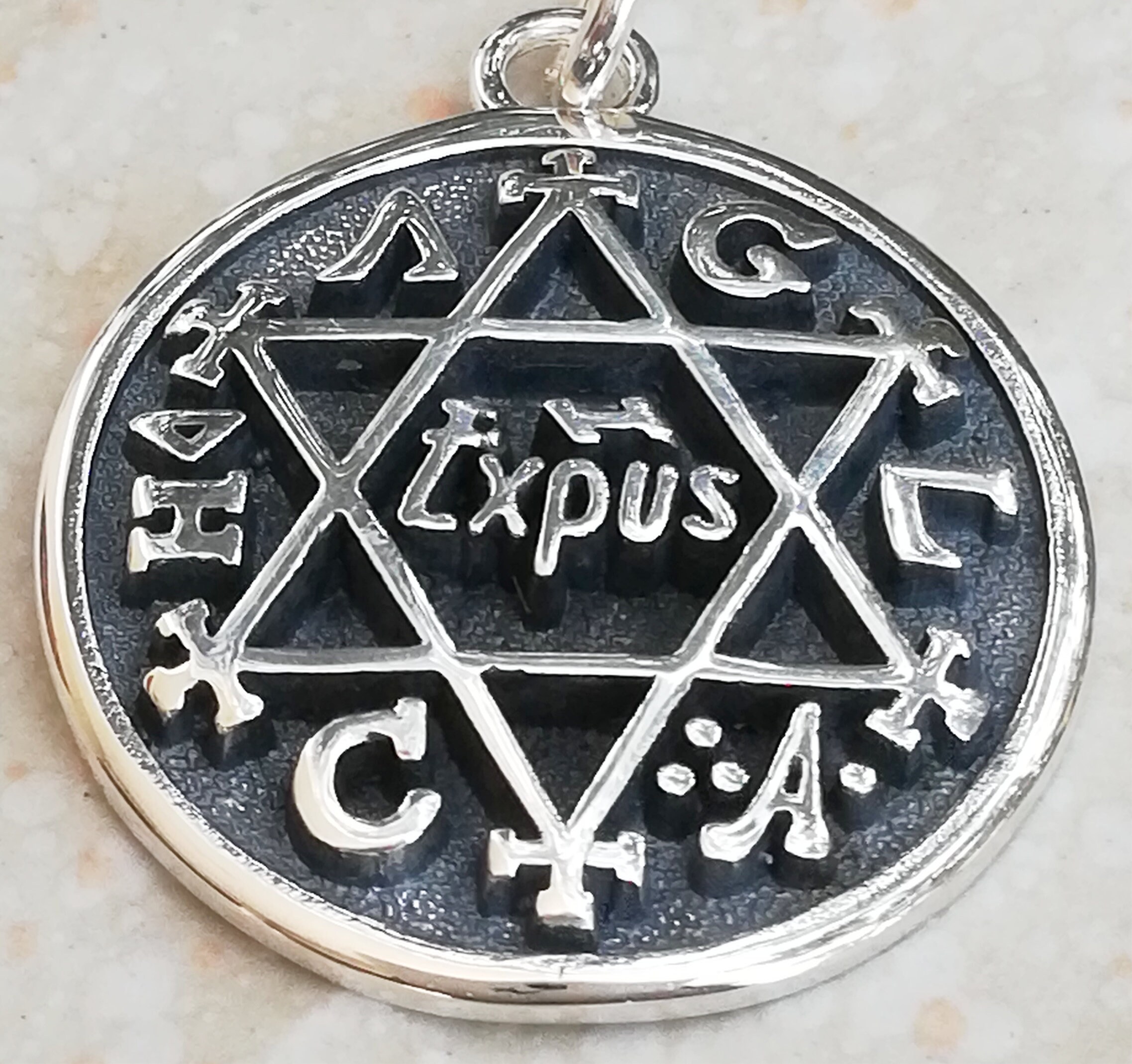Anillo Del Rey Salomon txpus Star of David Handmade 3D Pendant | Etsy