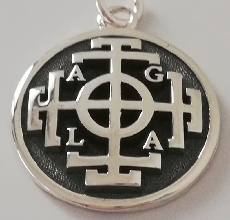 John Dees AGLA Sigil Wheel of Fortune Ancient Symbol of - Etsy