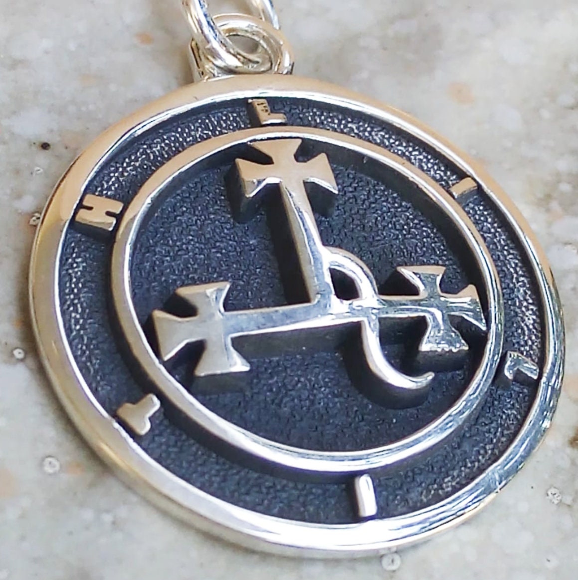 Seal Sigil of Lilith Handmade 3D Pendant Solid Sterling Silver | Etsy