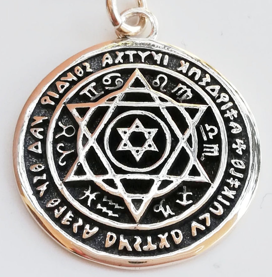 Solomon Hexagram Talisman Powerful Amulet Talisman of Solomon ...