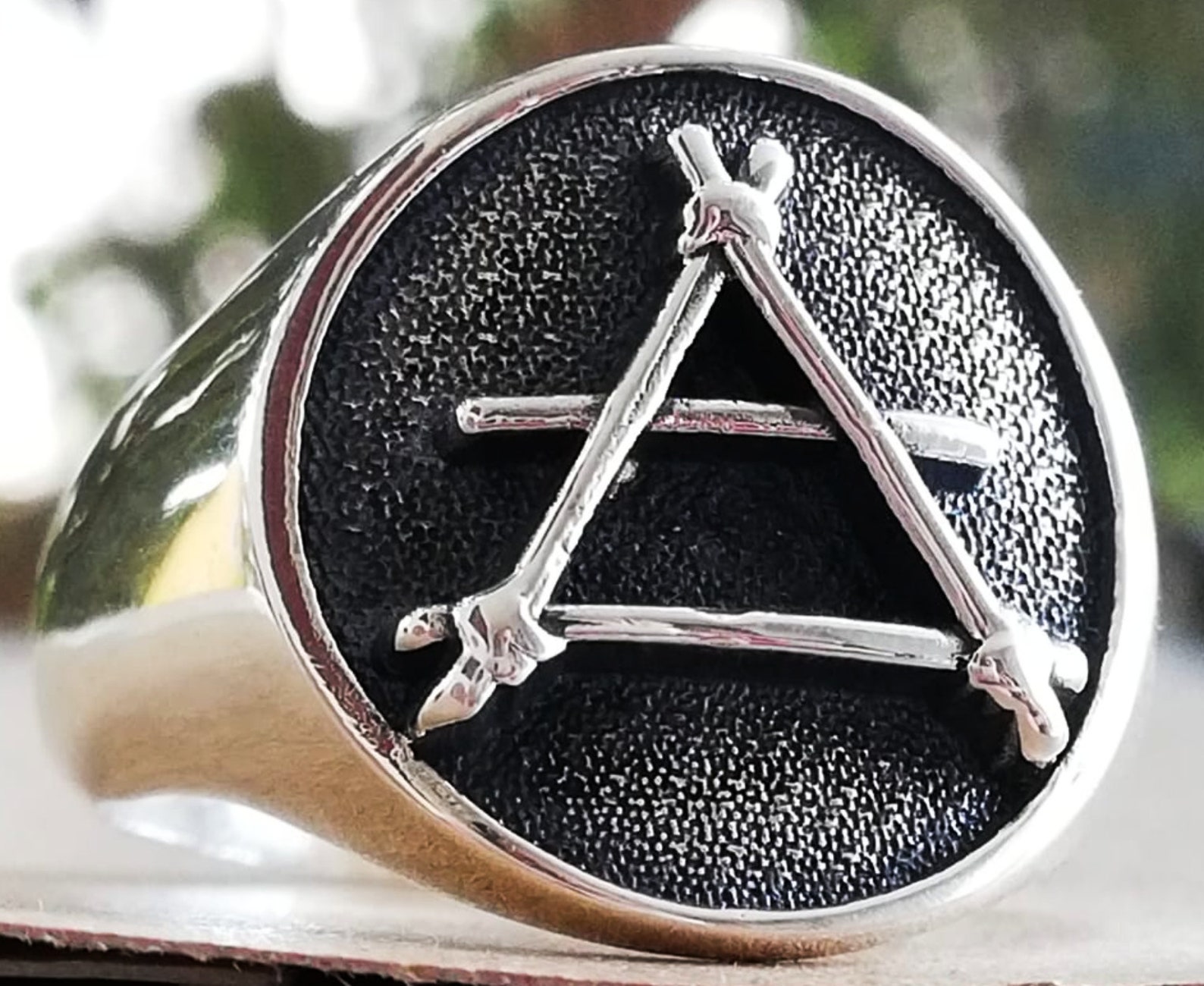 Air Symbol Upward Triangle Emblem Air Element Amulet Talisman - Etsy
