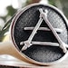 Air Symbol Upward Triangle Emblem Air Element Amulet Talisman Handmade ...
