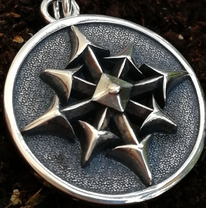 Symbol of Chaos Wheel of Chaos, 8 Pointed Star of Chaos Handmade 3D ...