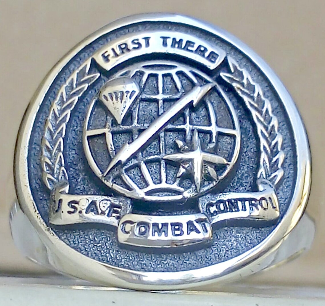 United States Air Force Combat Control Team Handmade 3D Ring | Etsy