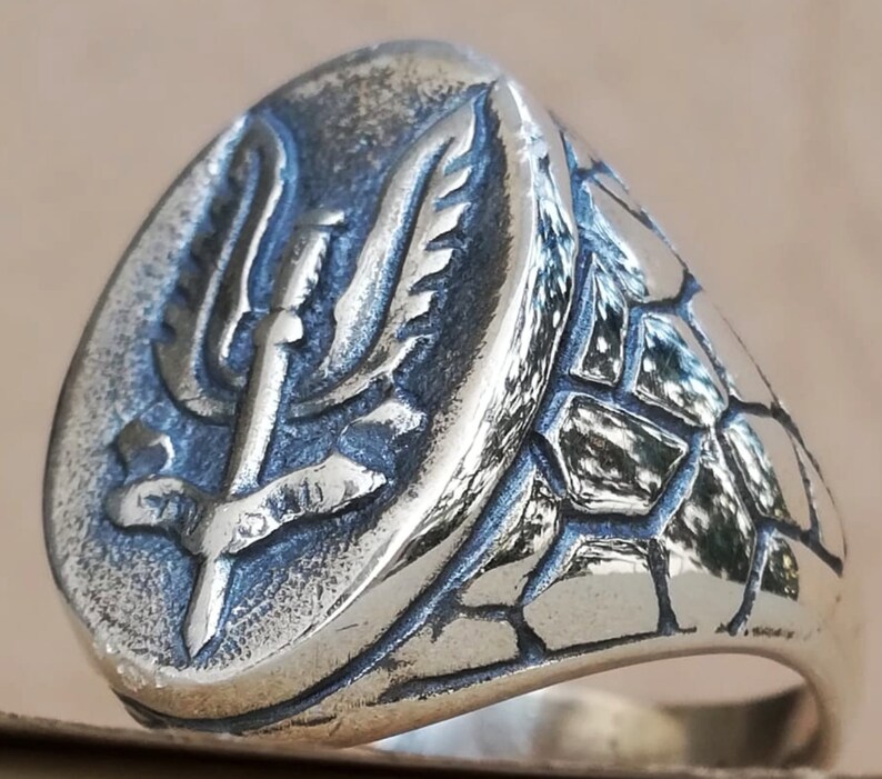 Special Forces SAS Military Who Dares Wins Handmade Ring | Etsy