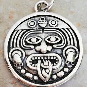 Aztec Calendar Stone Pectoral Medallion Antique, Aztec Sun God Tonatiuh ...