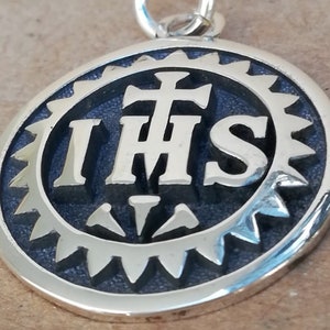 IHS Jesuit Society of Jesus the Holy Name of Jesus Handmade 3D Pendant ...