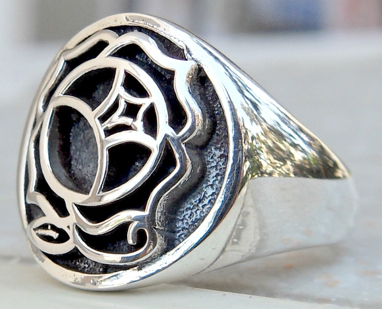 Utena Handmade 3D Ring Solid Sterling Silver 925 - Etsy