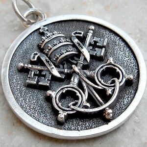 Vatican Christianity Crossed Keys Crown St. Peter Papal Keys Handmade ...