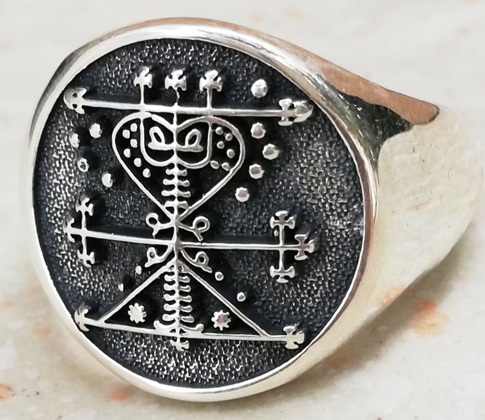 Loa Lwa Veve Maman Brigitte Amulet Voodoo Talisman Hoodoo - Etsy