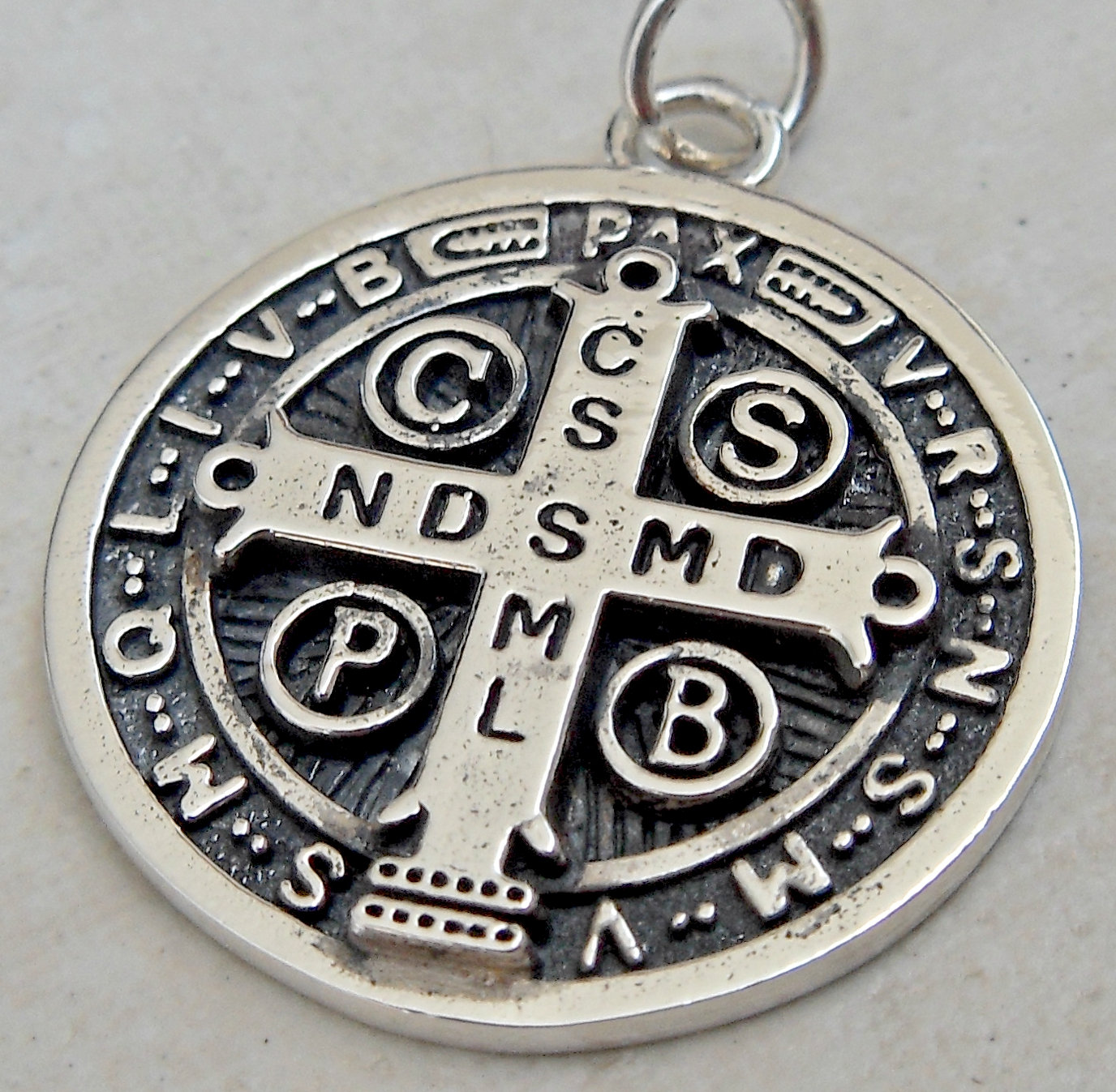 St Benedict Exorcism Cross Demon Protection Ghost Hunter - Etsy