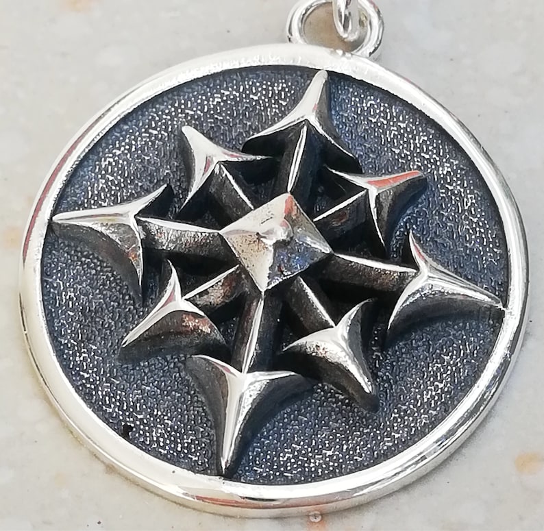 Symbol of Chaos Wheel of Chaos, 8 Pointed Star of Chaos Handmade 3D ...