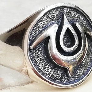 Fire Emblem Mark of the Exalt Handmade 3D Ring Solid Sterling Silver ...