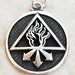 Red King Symbol Sulfur of the Philosophers Handmade 3D Pendant - Etsy