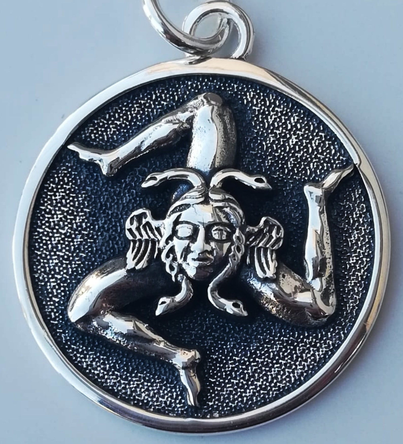 Sicilian Trinacria Triskelion Medusa Triskele Handmade 3D - Etsy Norway
