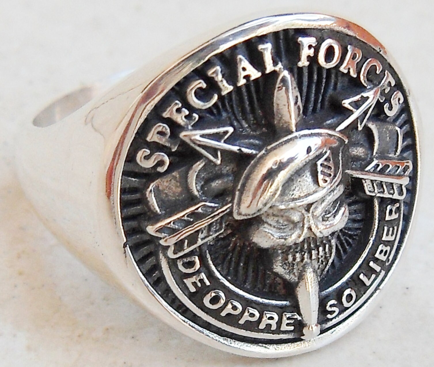 Special Forces Airborne Military Handmade 3D Ring Solid - Etsy