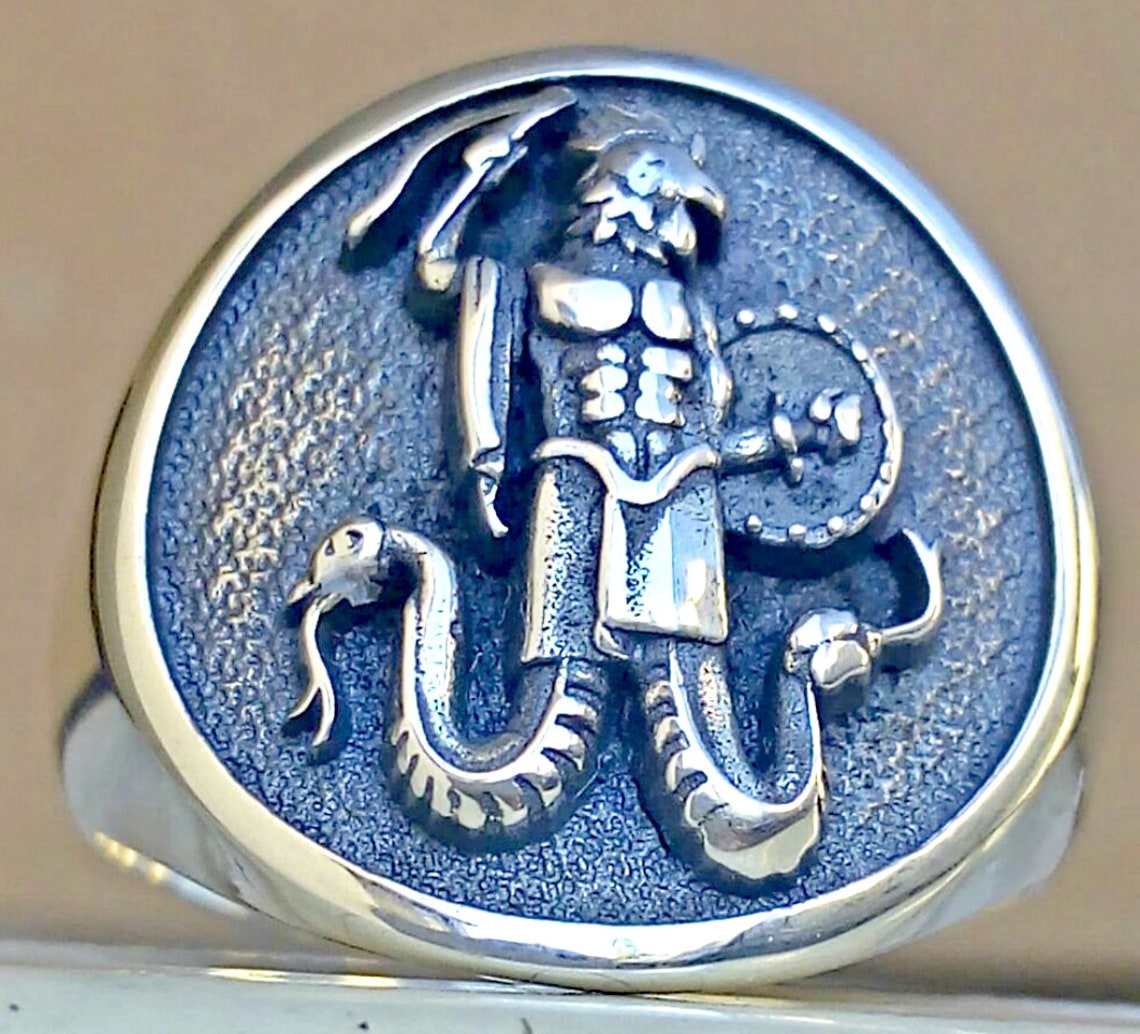 Abraxas Gnostic Gnosticism Magic Talisman Templars Handmade 3D | Etsy