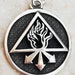 Red King Symbol Sulfur of the Philosophers Handmade 3D Pendant - Etsy