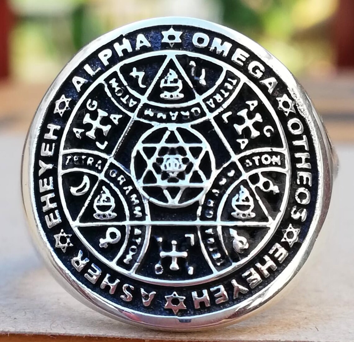 Enochian Sigil de la protection Solomon Kabbalah Amulette | Etsy