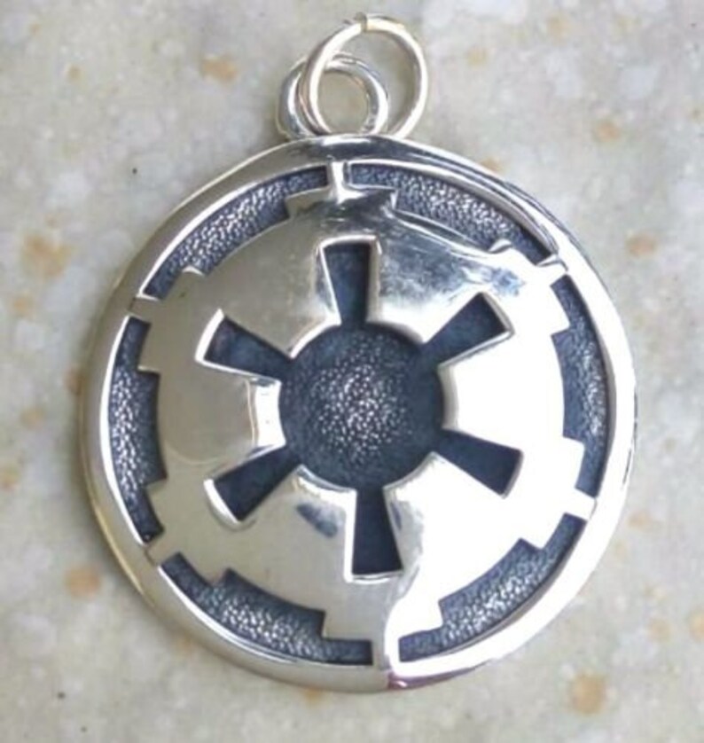 Star Wars Galactic Empire Imperial Crest Handmade 3D Pendant | Etsy