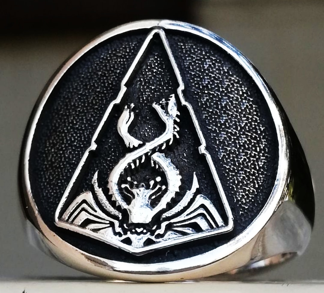 Chimaera Thrawn Grand Admiral Handmade 3D Ring Solid Sterling Silver ...