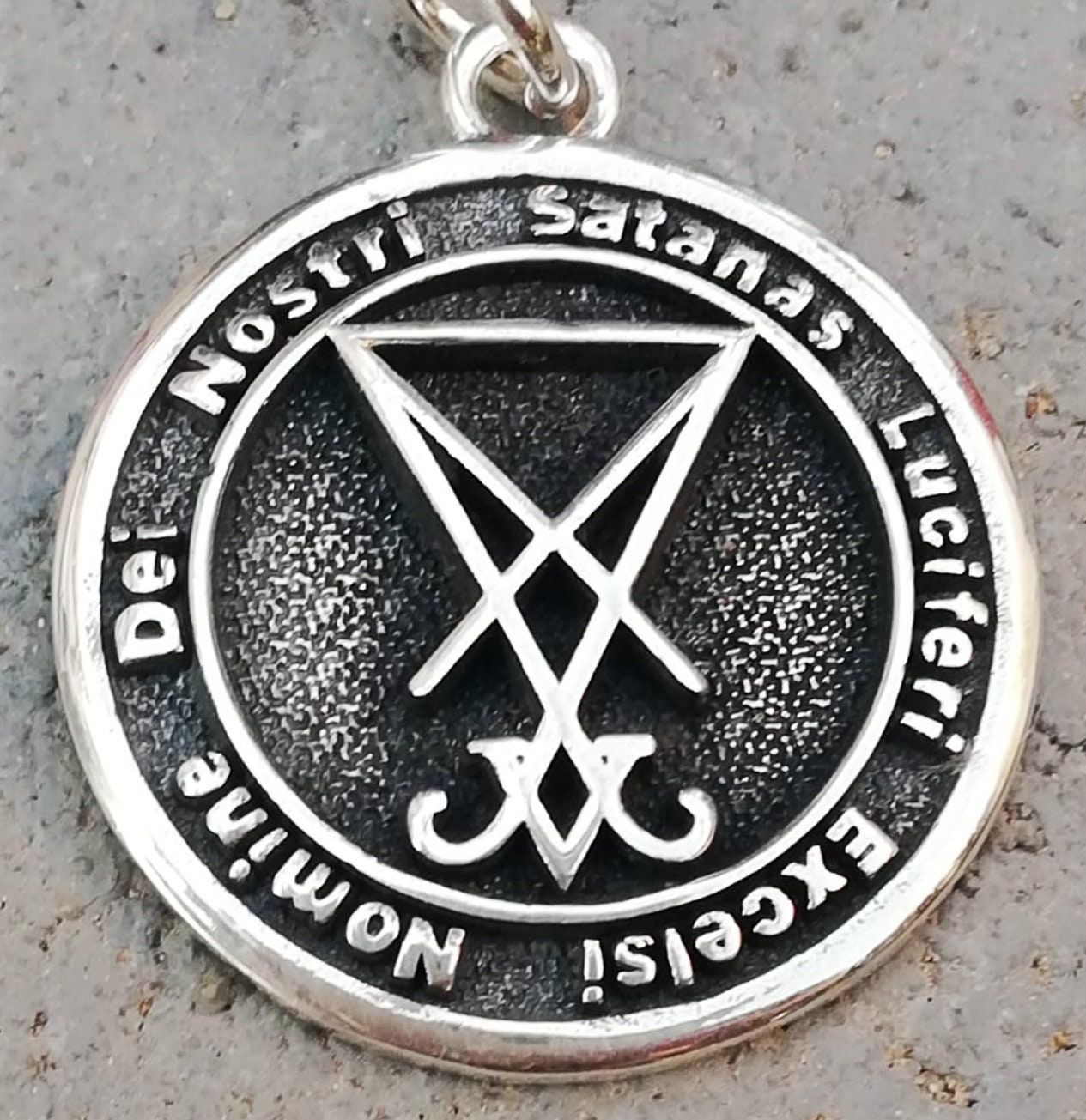 Sigil of Lucifer Satan Seal Handmade 3D Pendant Solid Sterling | Etsy