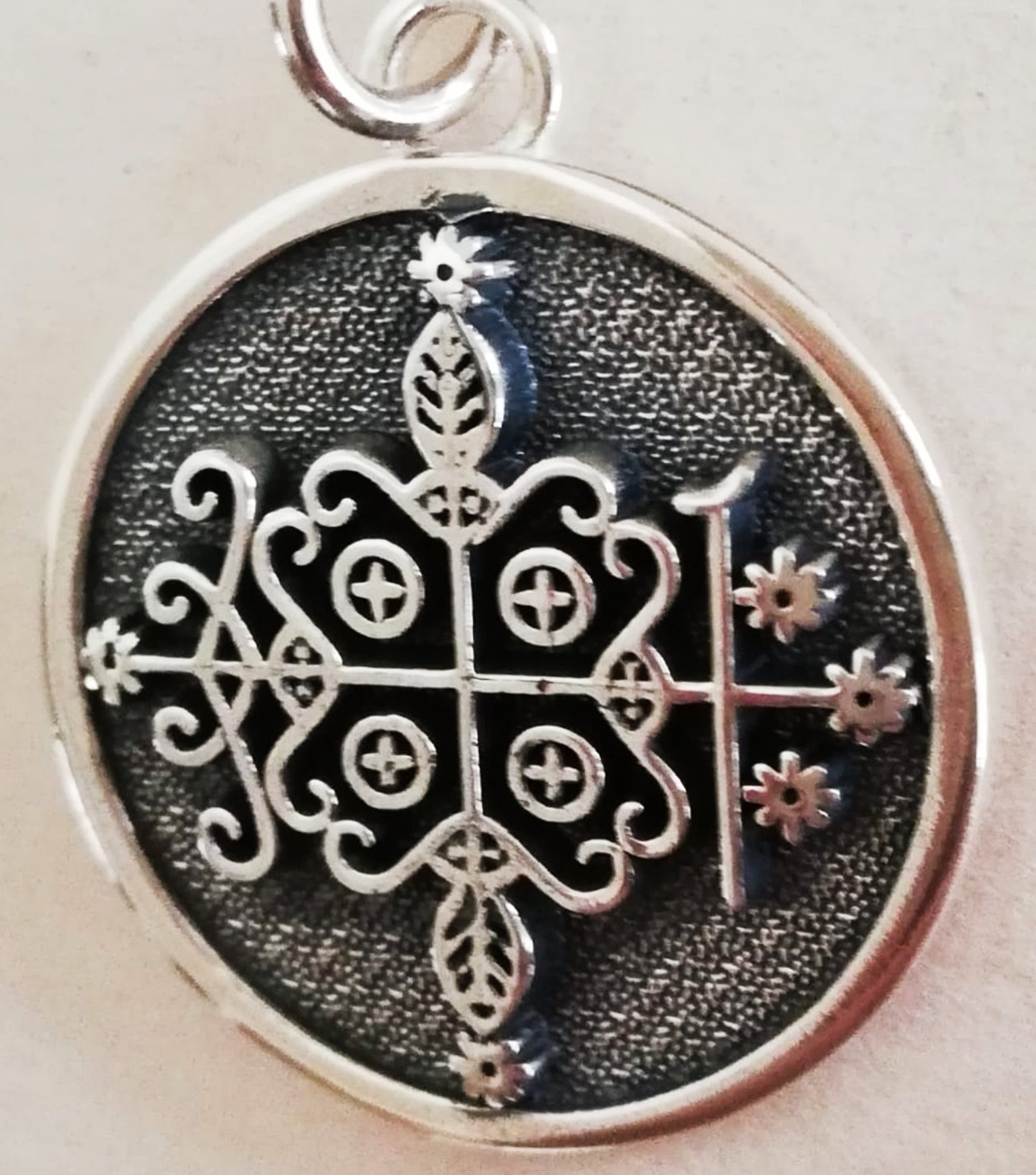 Papa Legba Veve the Guardian of the Crossroads Handmade 3D | Etsy