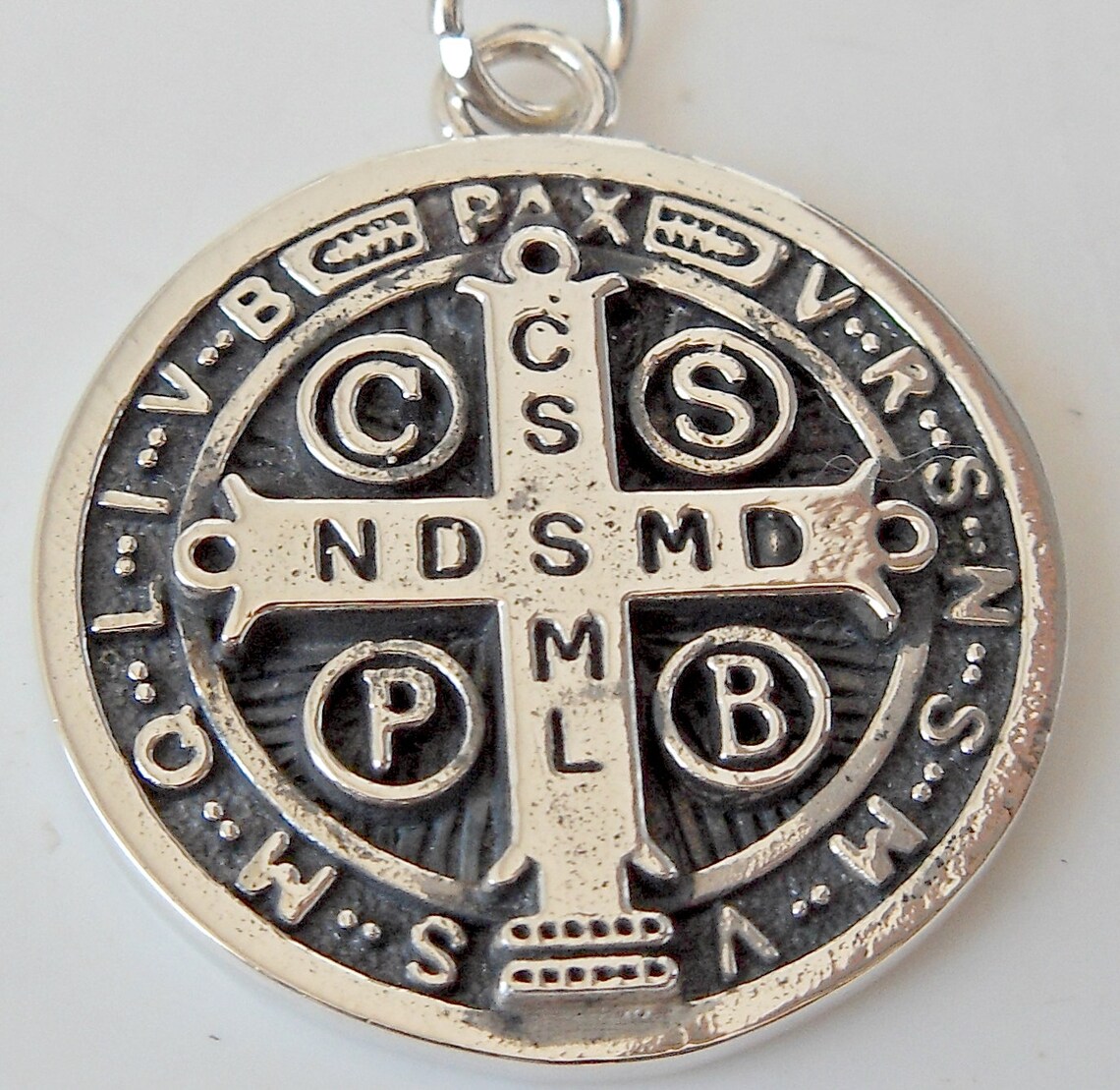 St Benedict Exorcism Cross Demon Protection Ghost Hunter - Etsy