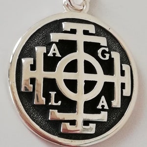 John Dee’s AGLA, Sigil Wheel of Fortune, Ancient Symbol of Luck ...