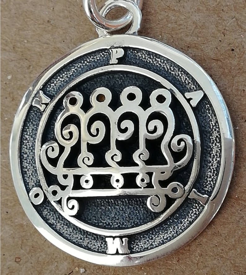Great King Paimon Lesser Key of Solomon Seal Kabbalah Handmade - Etsy