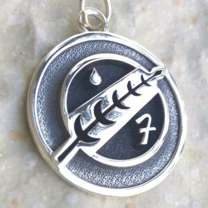 Boba Fett Chest Insignia Star Wars Handmade 3D Pendant Solid Sterling ...